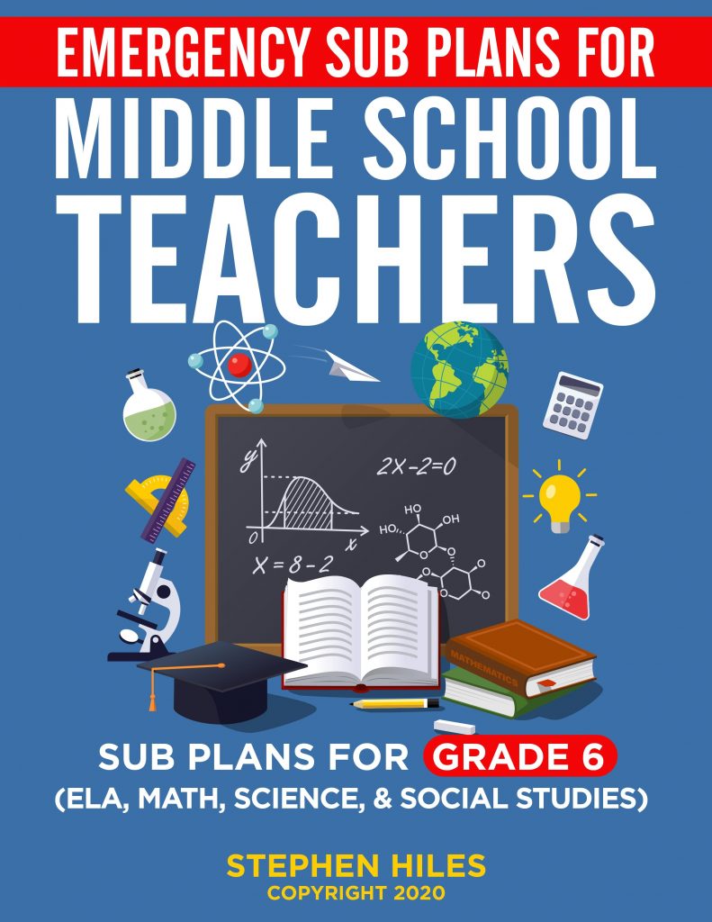 Emergency Sub Plans for Middle School Teachers: Grade 6 - store