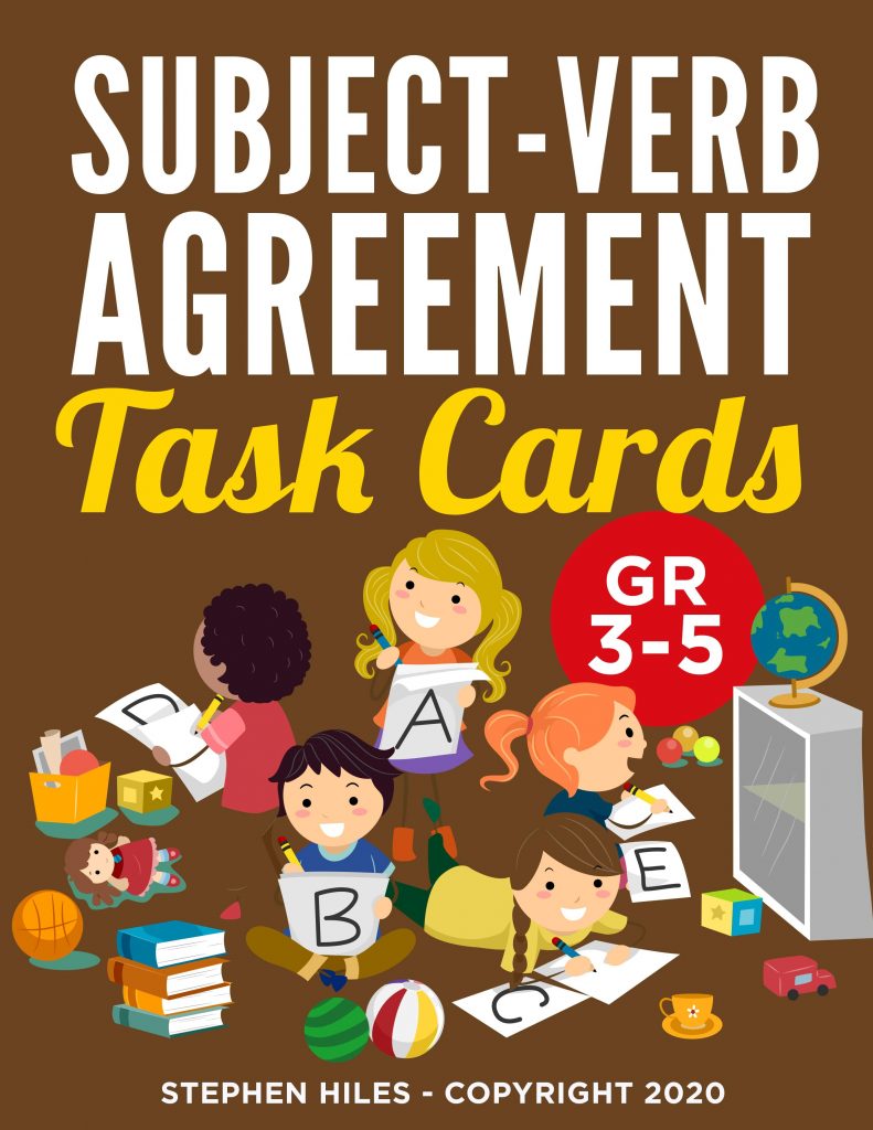 Subject-Verb Agreement Task Cards: Grades 3-5 - store