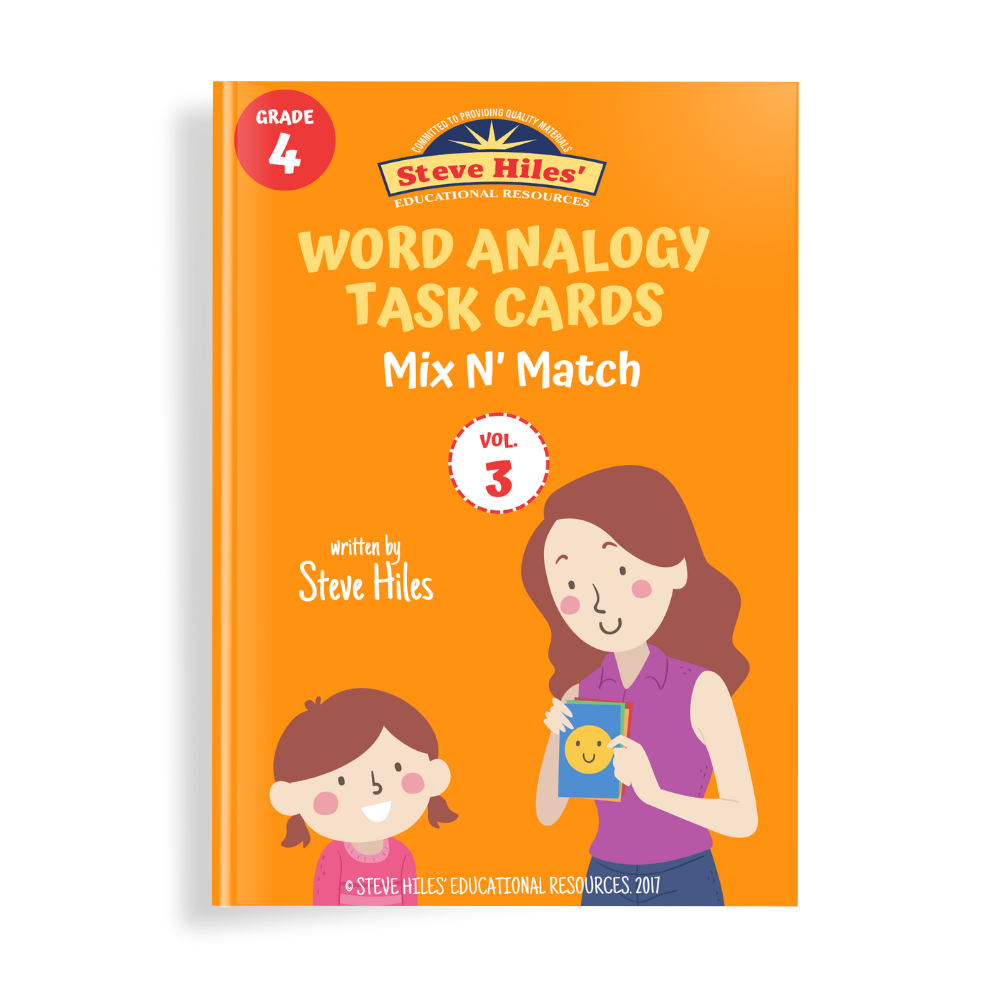 Word Analogy Task Cards – Mix N’ Match Vol. 3 - Teacher Classroom ...