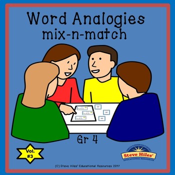 Word Analogy Task Cards – Mix N’ Match Vol. 3 – Teacher Classroom ...